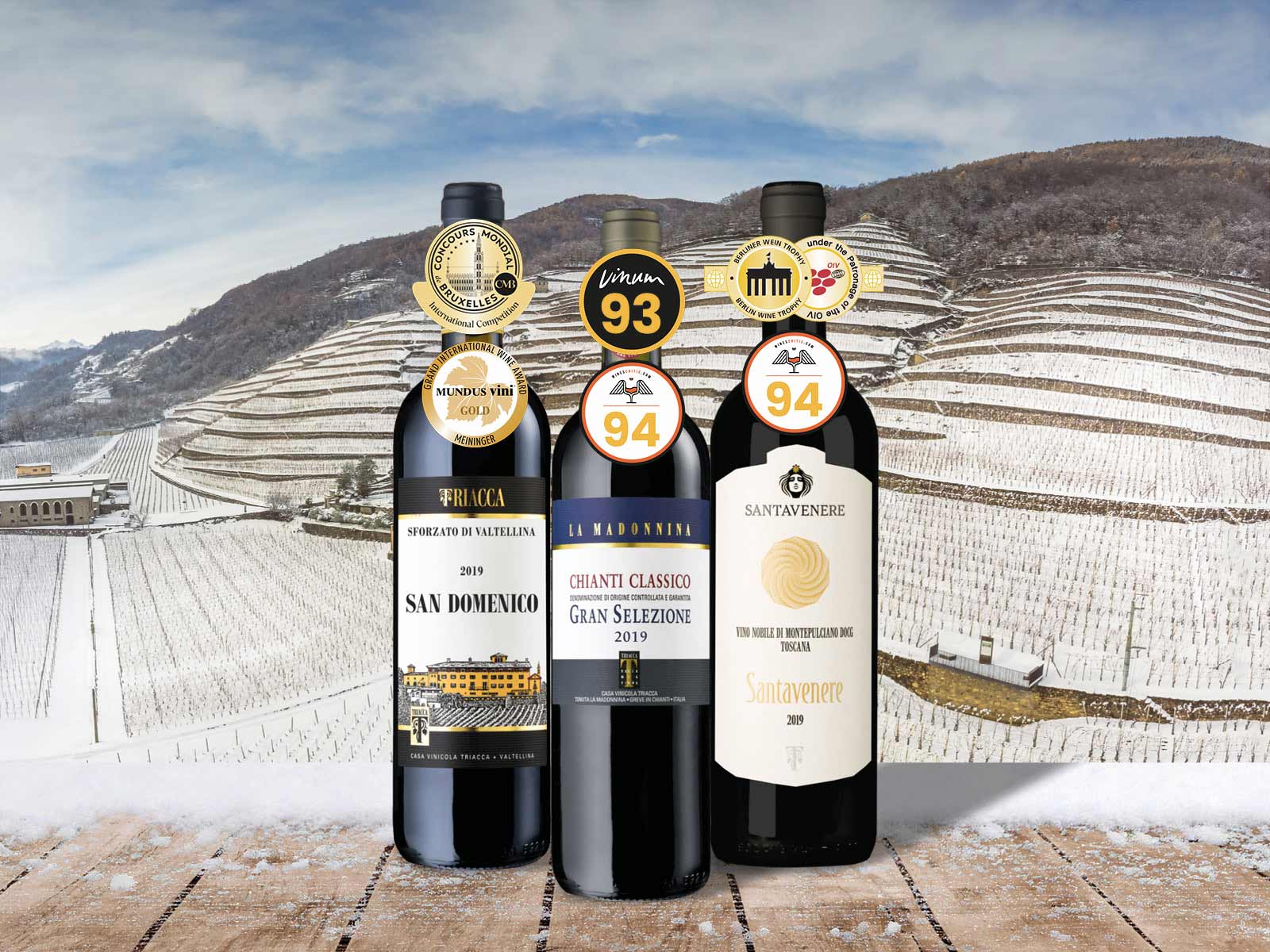 Wines of Valtellina, Chianti and Montepulciano | Triacca Winery